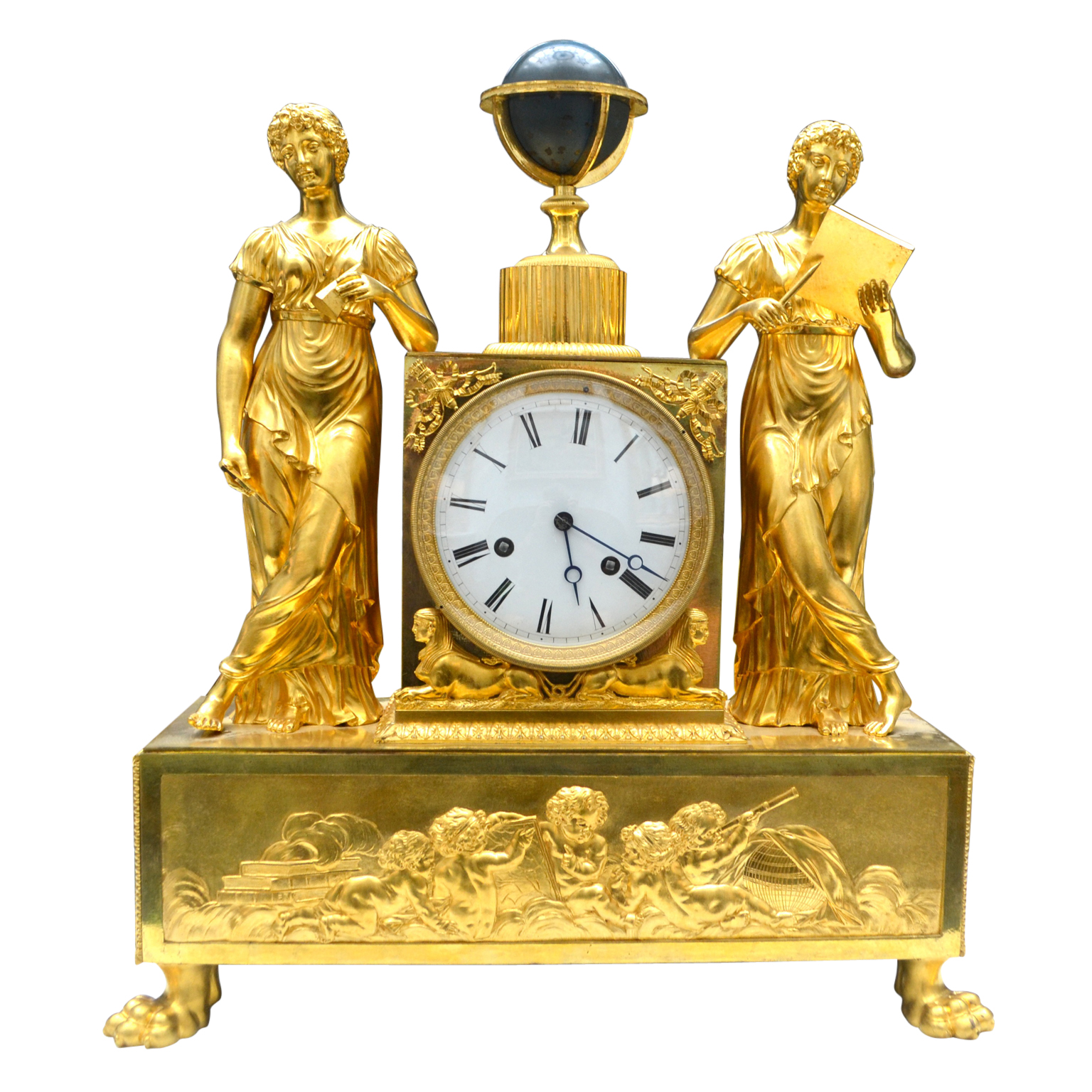 Allegory of Astronomy Clock - Three Centuries Shop - Antiques