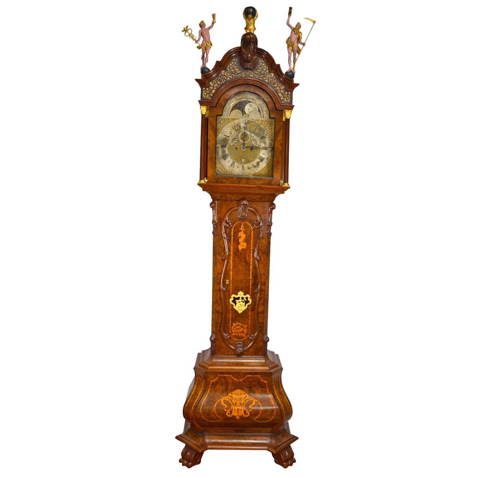 Dutch Longcase Clock circa 1750 - Three Centuries Shop - Antiques