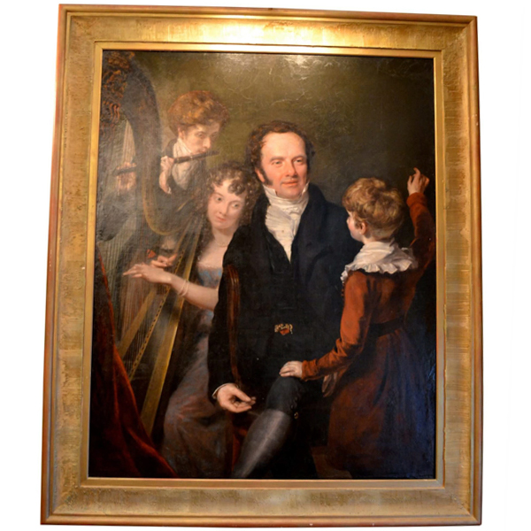 Portrait of a Gentleman with his Three Children by John Opie - Three ...